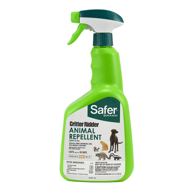 Safer Critter Ridder Repellent for Cats, Dogs, Raccoons, Groundhogs ...