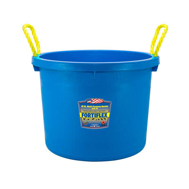 Fortex-Fortiflex Multi-Purpose Bucket - 40-Quart Capacity - Blue | The ...