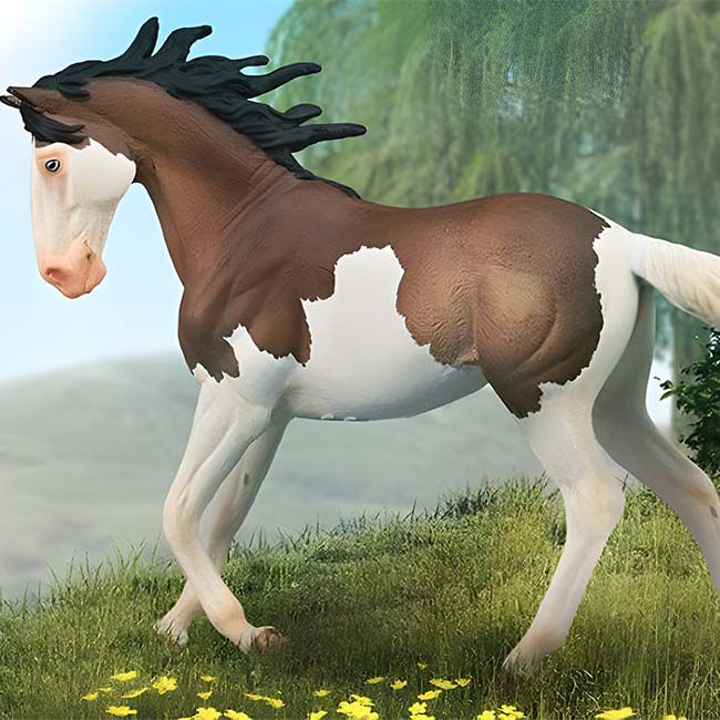 CollectA by Breyer Mustang Mare - Bay Splash Overo | The Cheshire Horse