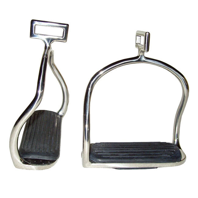Coronet Double Safety Stirrup Irons with Cross Loop | The Cheshire Horse
