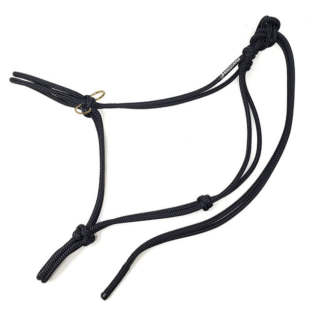 Knotty Girlz Stiff 2-Knot Side Pull Halter with Rings | The Cheshire Horse
