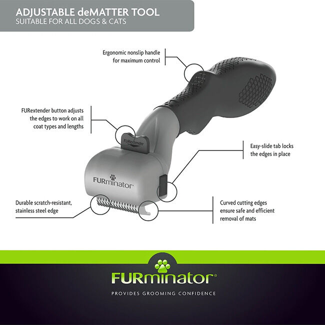 FURminator Adjustable Dematter Tool | The Cheshire Horse