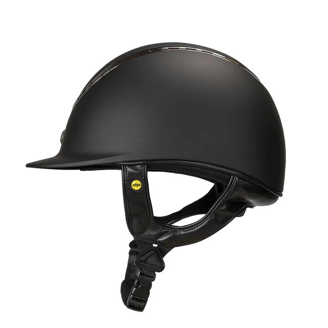 Trauma Void Pardus Smooth Top Helmet with MIPS - Black | The Cheshire Horse