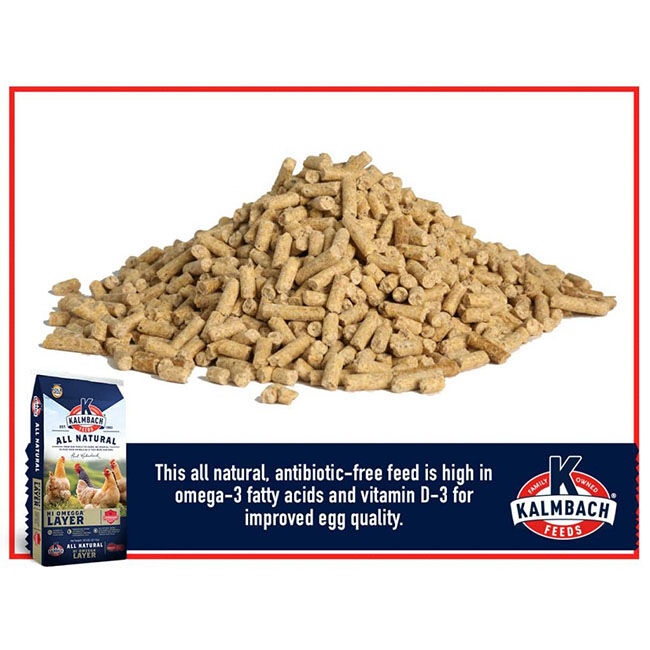 Kalmbach Feeds Hi Omegga Layer Pellets - 50 lb | The Cheshire Horse
