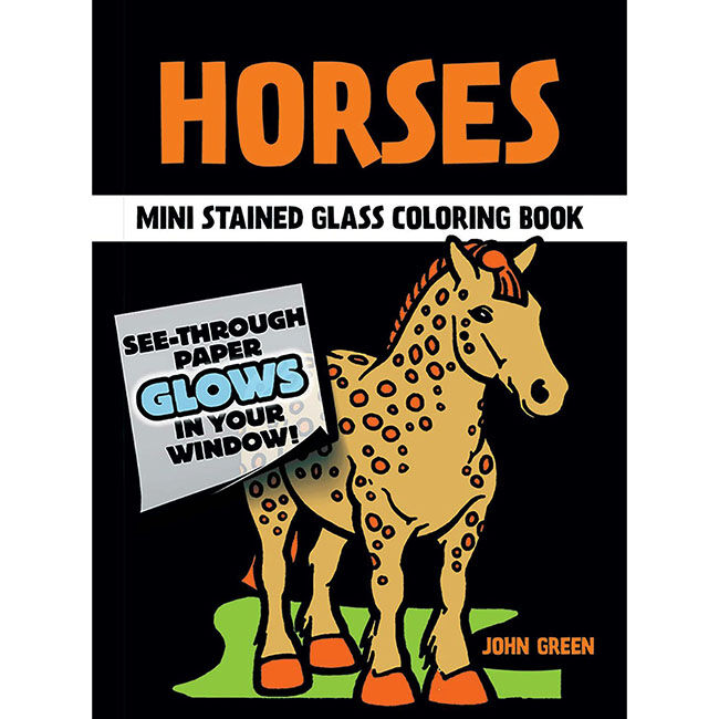 john green horse coloring book