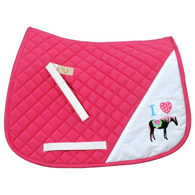 TuffRider I Heart Pony Saddle Pad | The Cheshire Horse