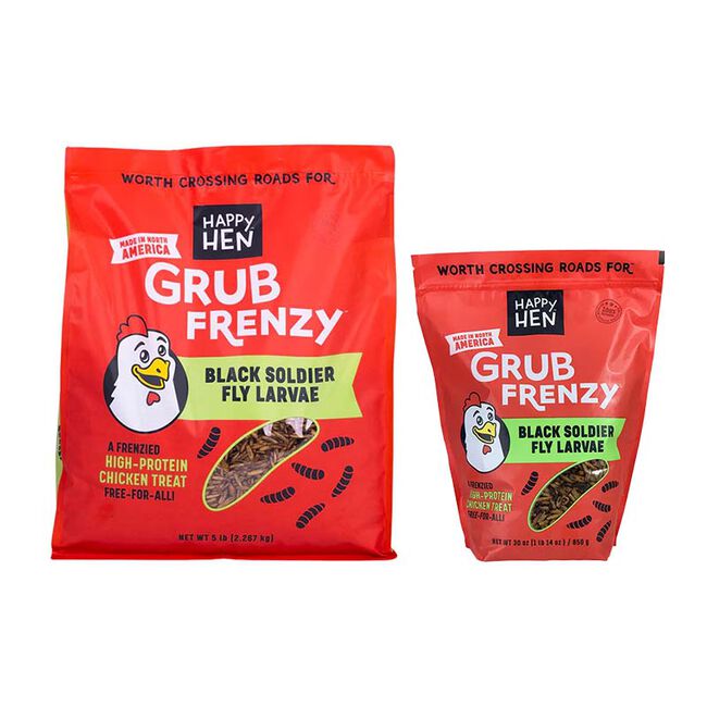 Happy Hen Grub Frenzy - Black Soldier Fly Larvae | The Cheshire Horse