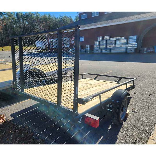 Karavan 5' x 8' Steel Utility Trailer with Slide Rail | The Cheshire Horse