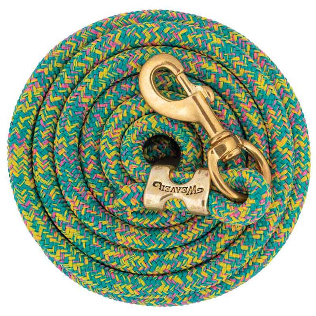 Weaver Equine Poly Lead Rope with Solid Brass 225 Snap - Closeout | The ...