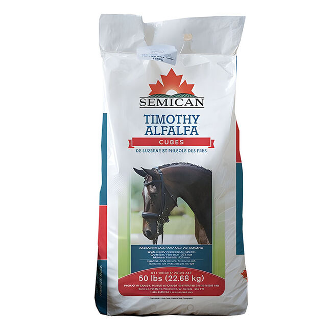 Semican Timothy Alfalfa Cubes - 50 lb | The Cheshire Horse