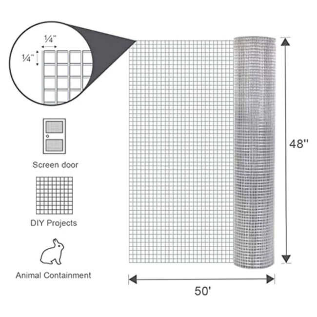 Garden Craft Galvanized Steel Hardware Cloth | The Cheshire Horse