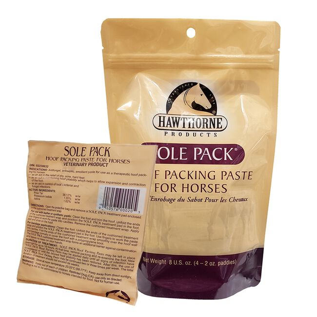 Hawthorne Sole Pack Medicated Hoof Packing Paddies | The Cheshire Horse