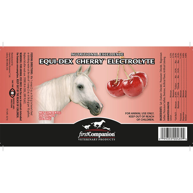 First Companion Veterinary Equi-Dex Electrolyte Powder | The Cheshire Horse