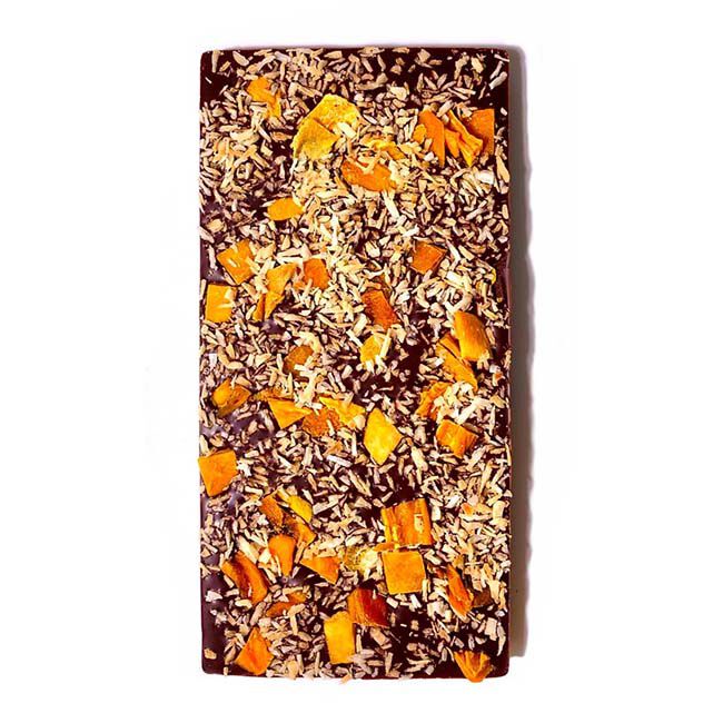 Jouvay Chocolate Bar - Dark Chocolate with Dried Organic Mango ...
