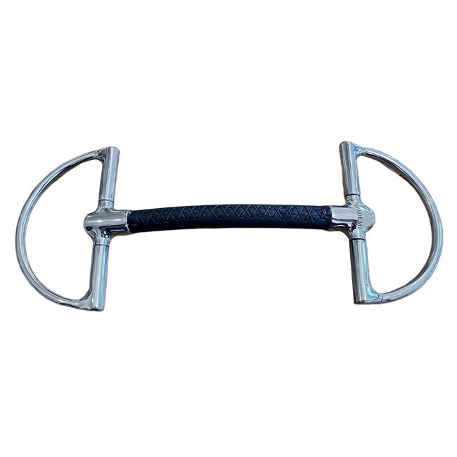 Anademi Leather-Wrapped Curved D-Ring Bit | The Cheshire Horse