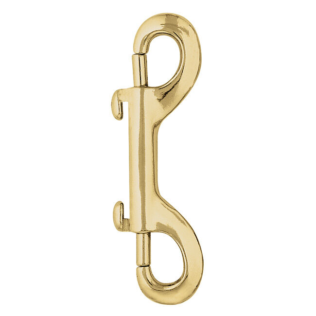 Weaver Double Ended Snap Solid Brass, 3-1/2" | The Cheshire Horse
