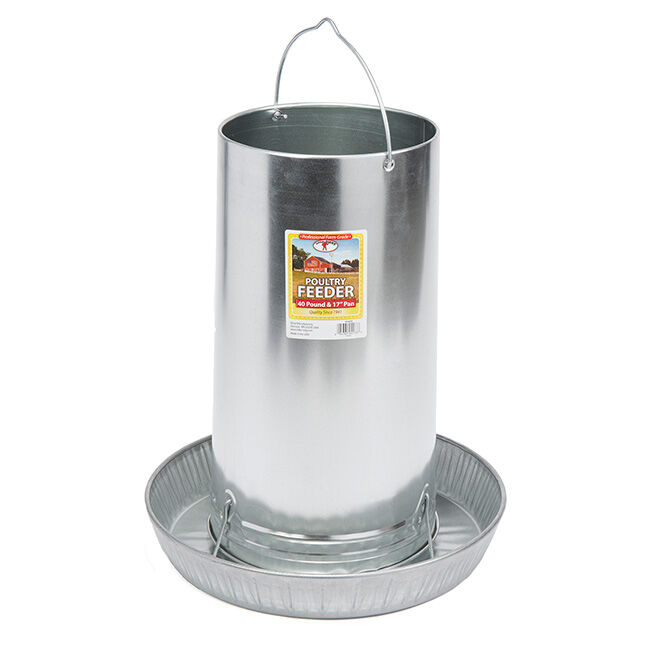 Little Giant Hanging Metal Poultry Feeder - 40-lb Capacity | The ...