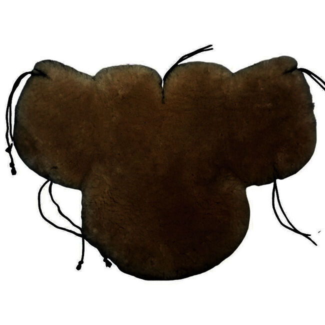Fleeceworks Sheepskin Deluxe Western Seat Saver With Cantle Cover The