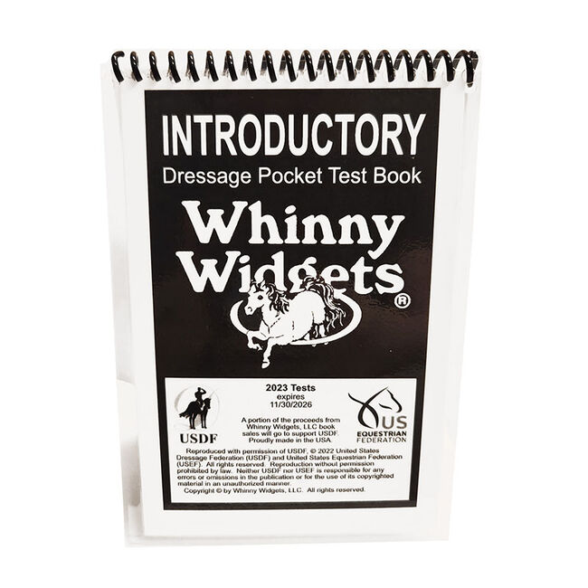 Whinny Widgets 2023 Introductory Level Dressage Test Book | The ...