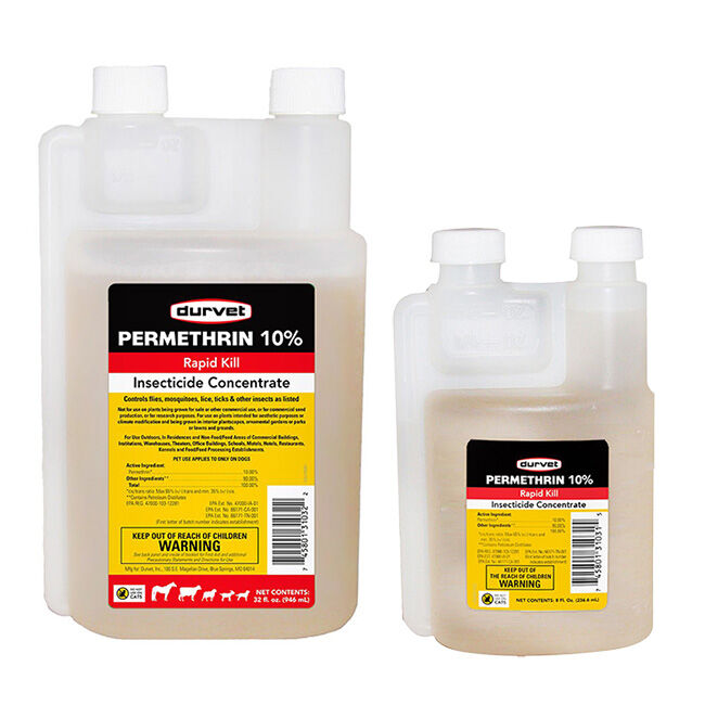 Durvet Permethrin 10% Insecticide Concentrate | The Cheshire Horse