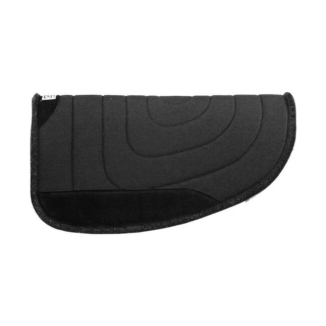 Diamond Wool The Rancher Round Ranch Pad - Black | The Cheshire Horse