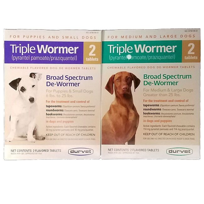 Durvet Triple Wormer for Dogs
