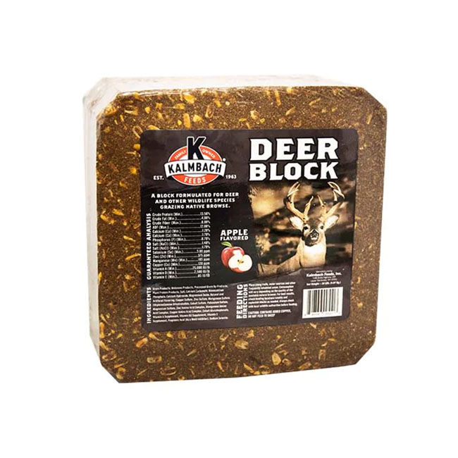 Kalmbach Feeds Deer Block - Apple-Flavored - 20 lb | The Cheshire Horse