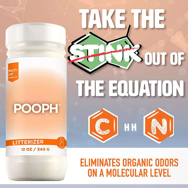 POOPH Litterizer - Kitty Litter Powder Odor Eliminator - 12 oz | The ...