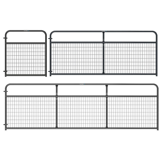 Tarter Watchman Wire Mesh Gate - 14' - Black | The Cheshire Horse