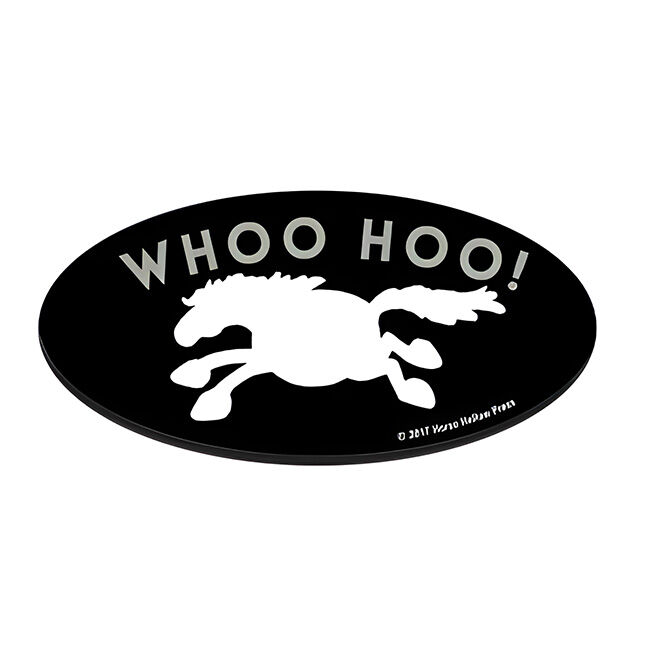 Horse Hollow Press Helmet Sticker - Woo Hoo | The Cheshire Horse