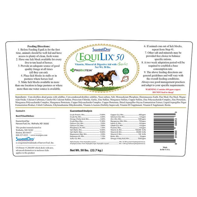 SweetPro EquiLix Mineral Block with Garlic | The Cheshire Horse