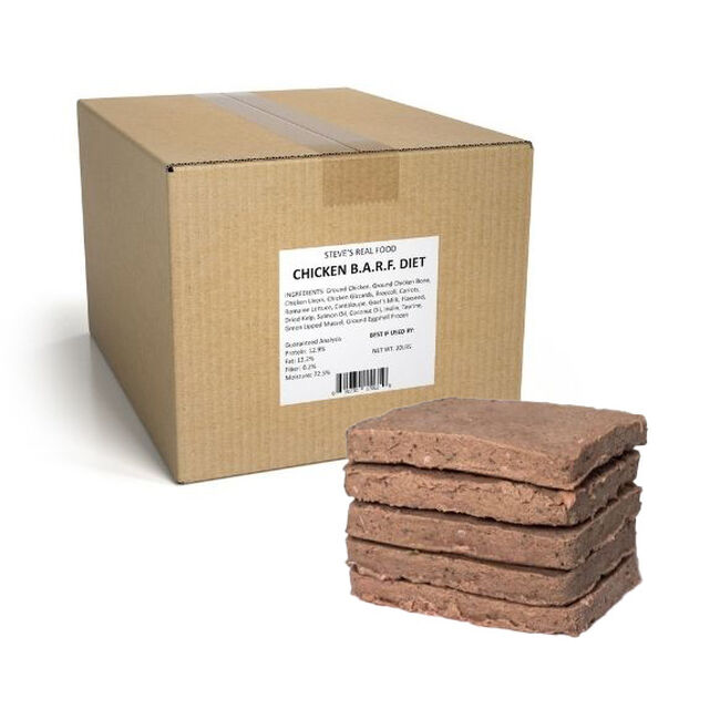 Steve's Real Food Raw Frozen Dog & Cat Food - Chicken Patties | The ...