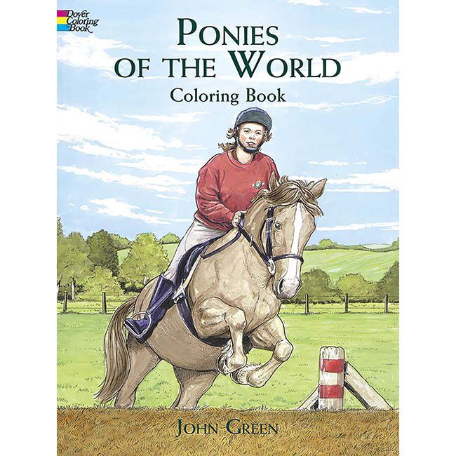 john green horse coloring book