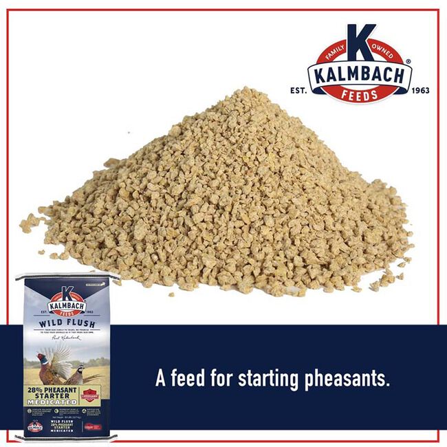Kalmbach Feeds 28% Pheasant Starter (Medicated) - 50 lb | The Cheshire ...