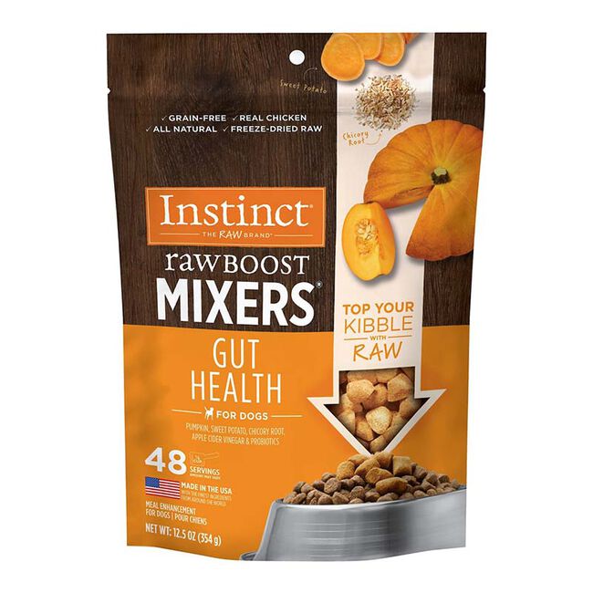 Instinct Freeze-Dried Raw Boost Mixers for Dogs - Gut Health Recipe ...
