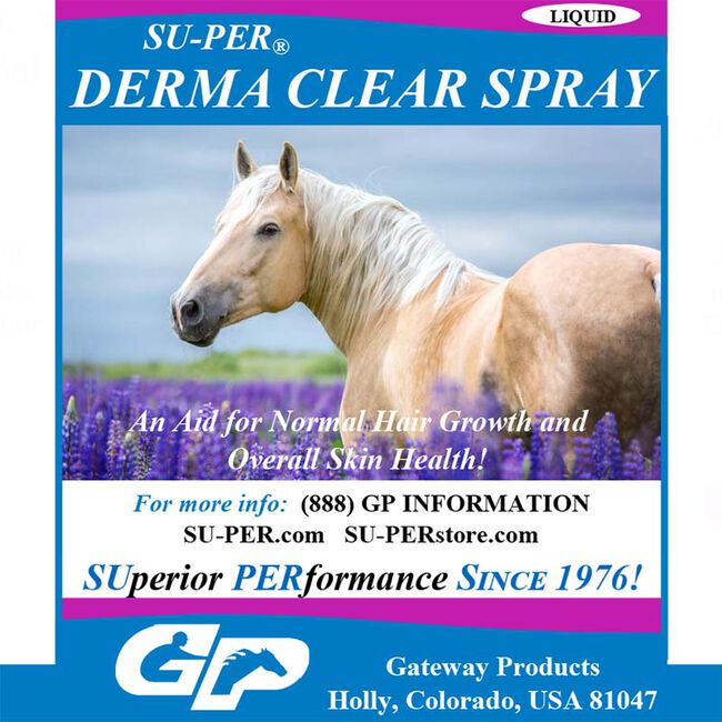 Gateway Products SU-PER Derma Clear Spray - 16 oz | The Cheshire Horse