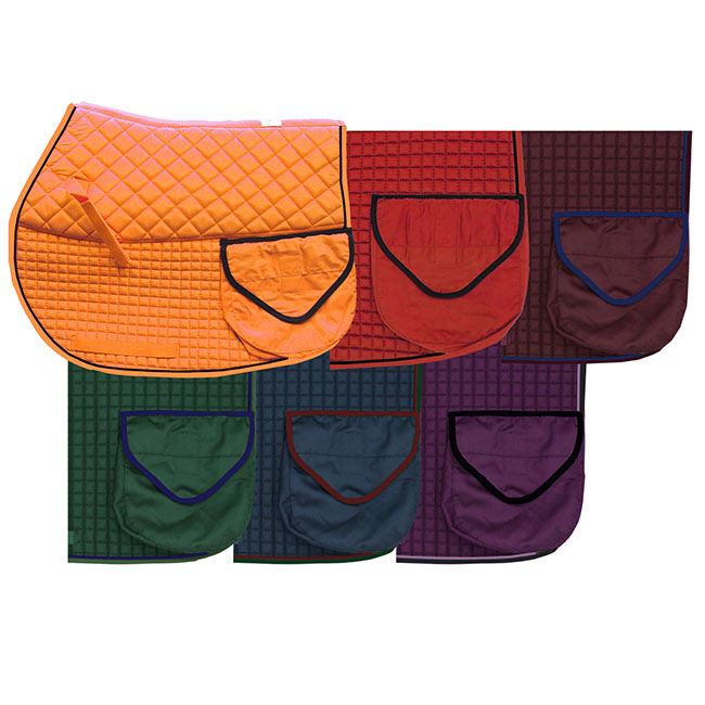 PRI Cotton Square Double Back Trail Riding Pad with Pocket | The ...