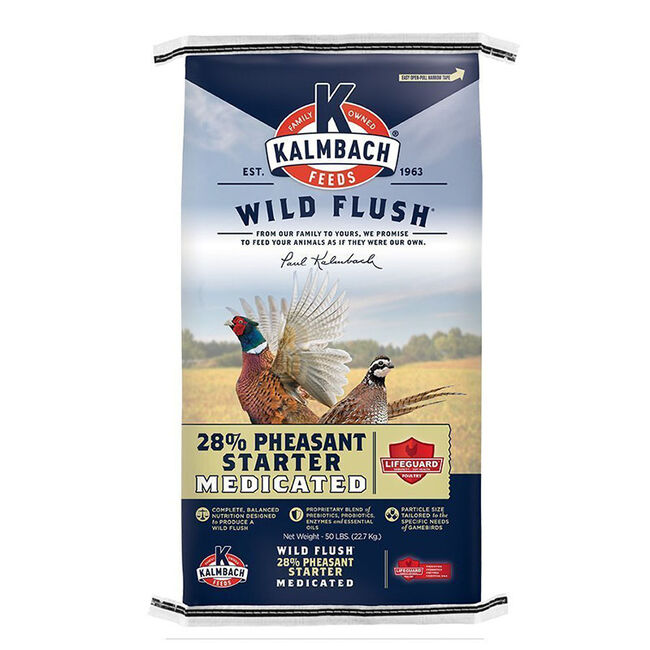 Kalmbach Feeds 28% Pheasant Starter (Medicated) - 50 lb | The Cheshire ...