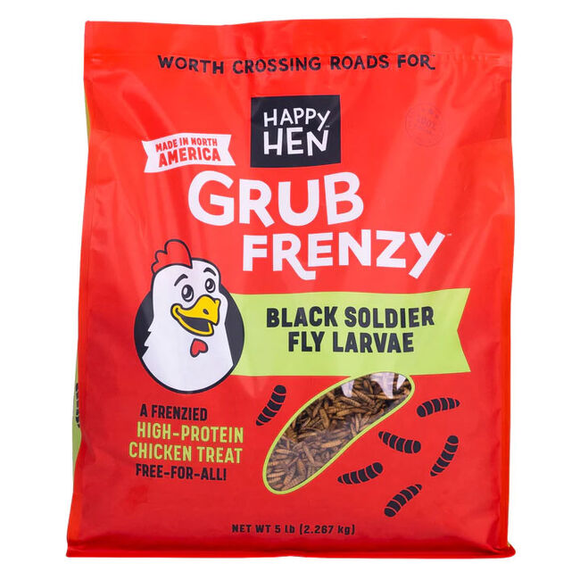 Happy Hen Grub Frenzy - Black Soldier Fly Larvae | The Cheshire Horse