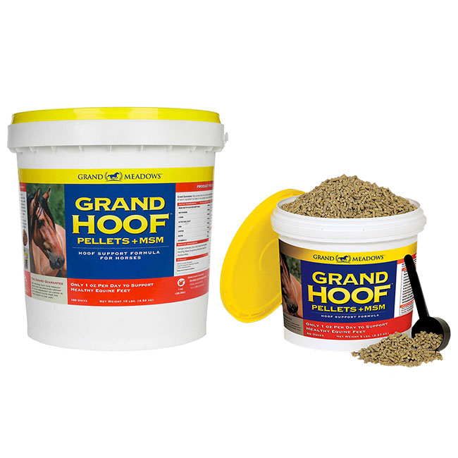Grand Meadows Grand Hoof Pellets + MSM | The Cheshire Horse