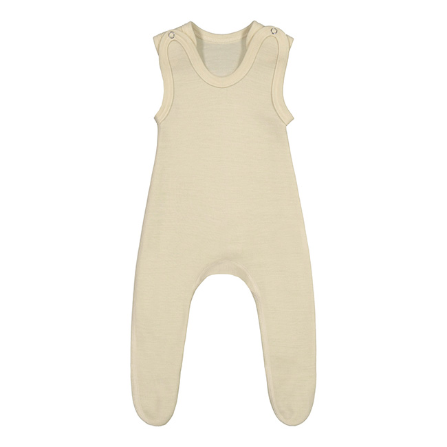 Ruskovilla Baby 100% Organic Merino Wool Overalls - White | The ...
