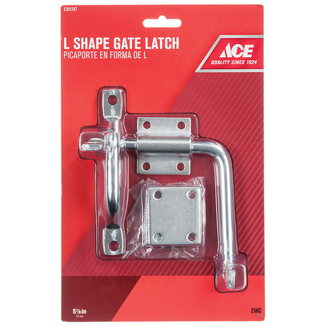 Ace Hardware 5-1/8" L-Shape Gatch Latch | The Cheshire Horse