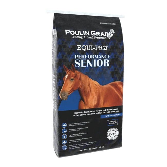 Poulin Grain EQUI-PRO Performance Senior - Pellets - 50 lb | The ...