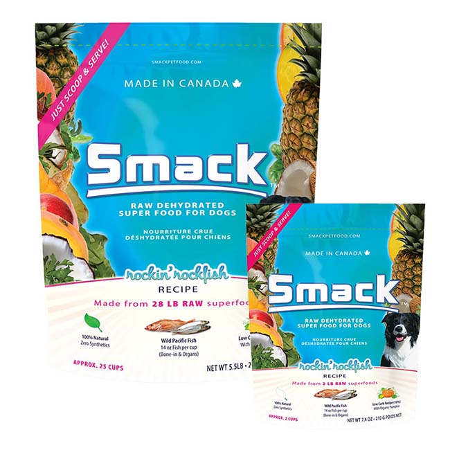 Smack Raw Dehydrated Super Food for Dogs - Rockin' Rockfish Recipe ...