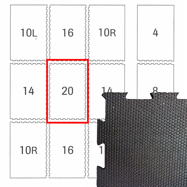 Royal Mat Interlocking Stall Mat | The Cheshire Horse