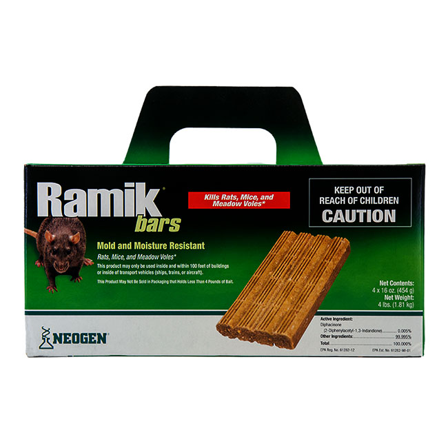 Ramik Bars - Kills Rats, Mice & Meadow Voles - 4 lb | The Cheshire Horse