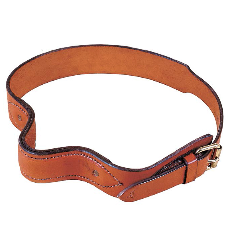 Tory Leather French-Style Cribbing Strap - Chestnut | The Cheshire Horse