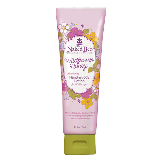 The Naked Bee Moisturizing Hand & Body Lotion - Wildflower Honey - 2.5 ...