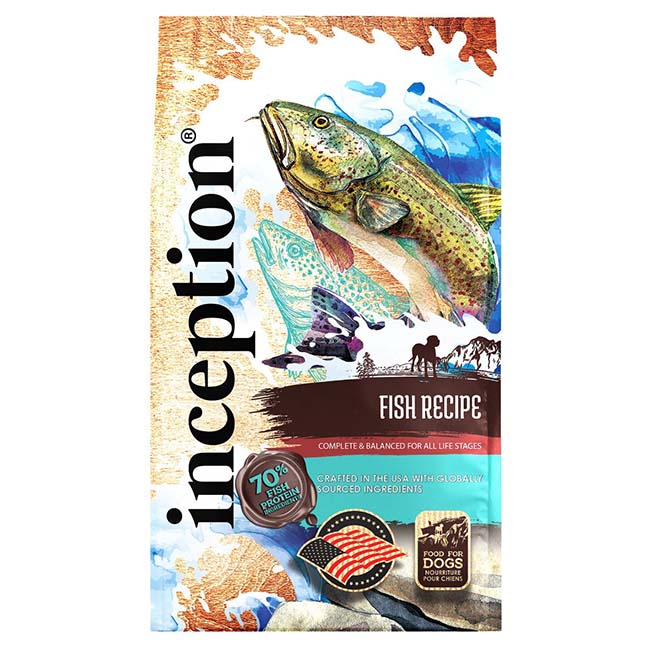 Inception Pet Food Fish Recipe Dry Dog Food | The Cheshire Horse