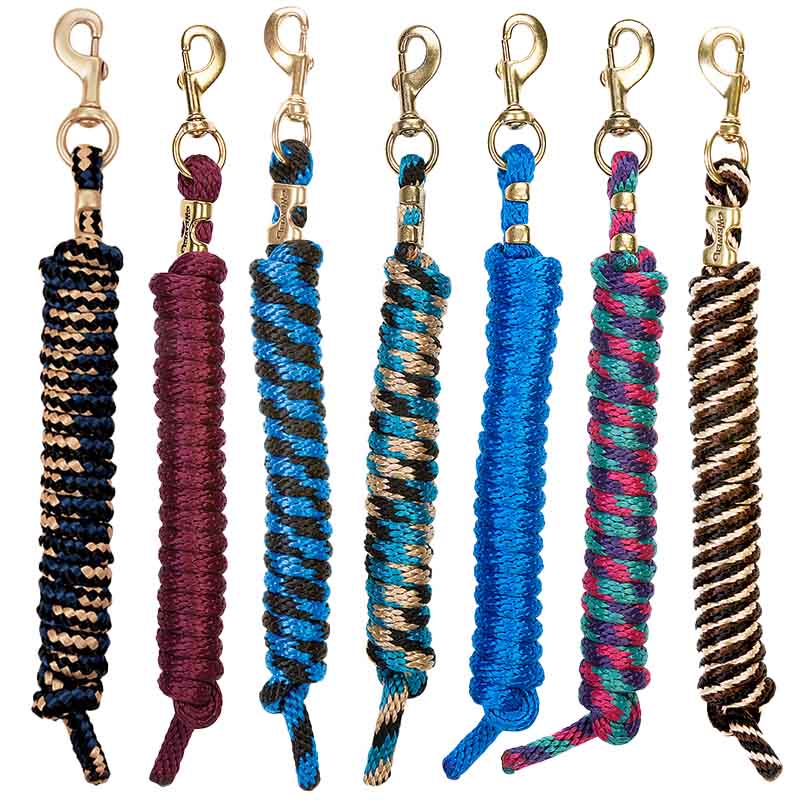 Weaver Equine Poly Lead Rope with Solid Brass 225 Snap | The Cheshire Horse